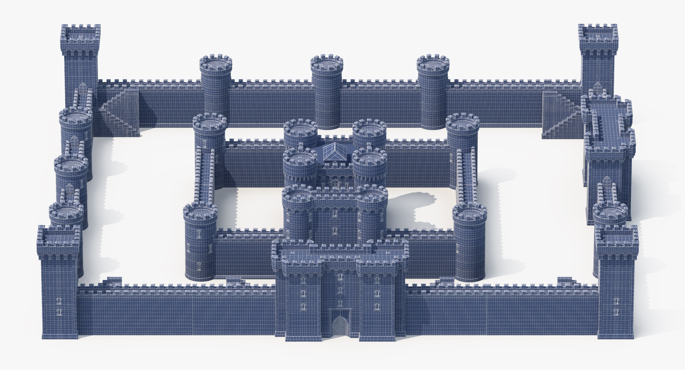 castle generic 3d max