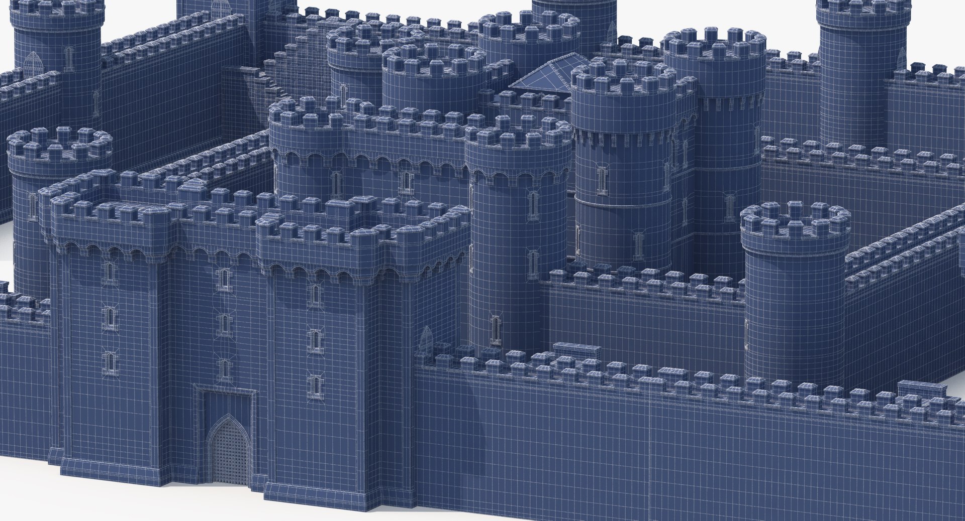 castle generic 3d max