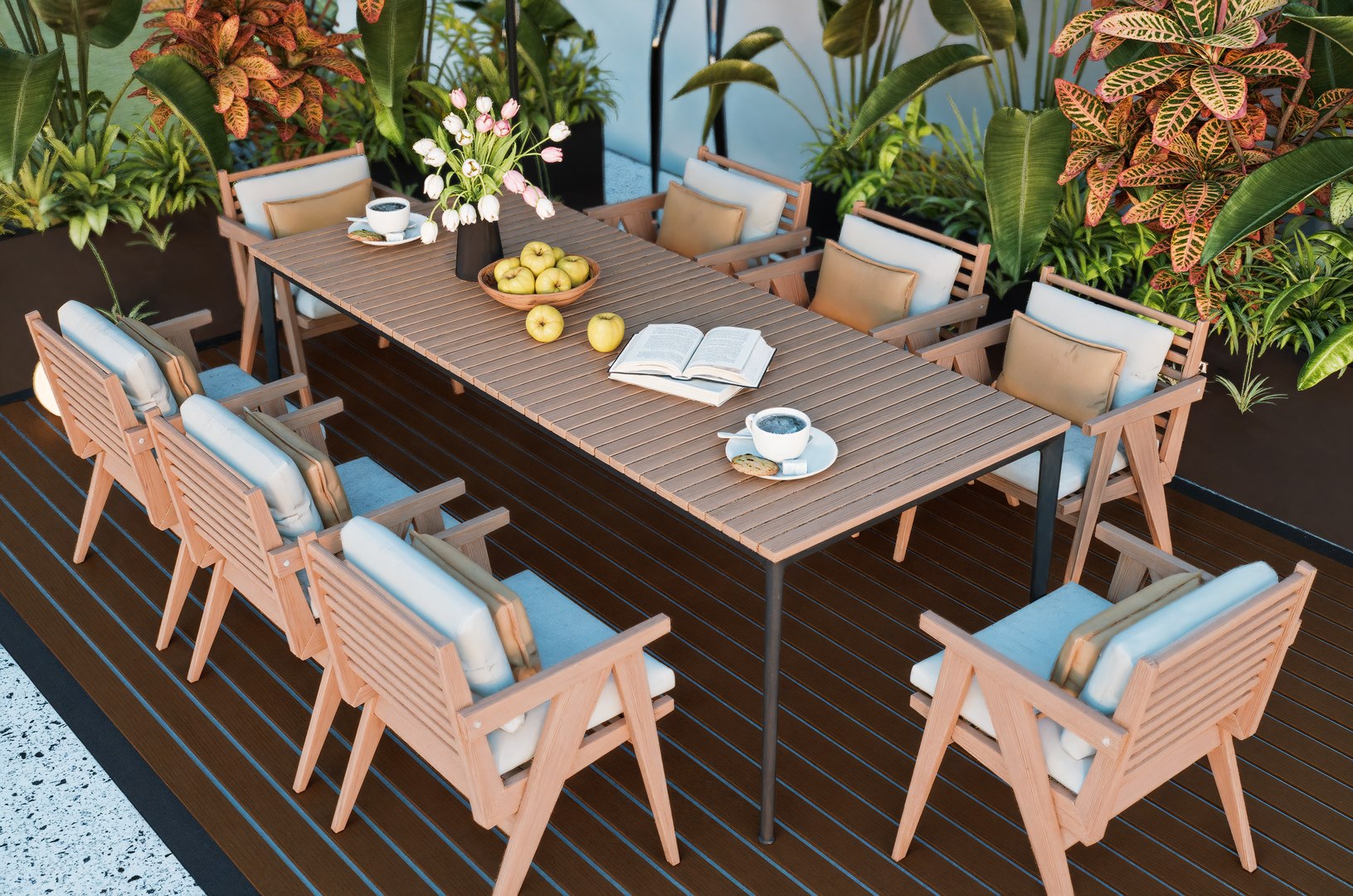 3D Outdoor Dining Table 3D Model 3D Model Model - TurboSquid 2383541
