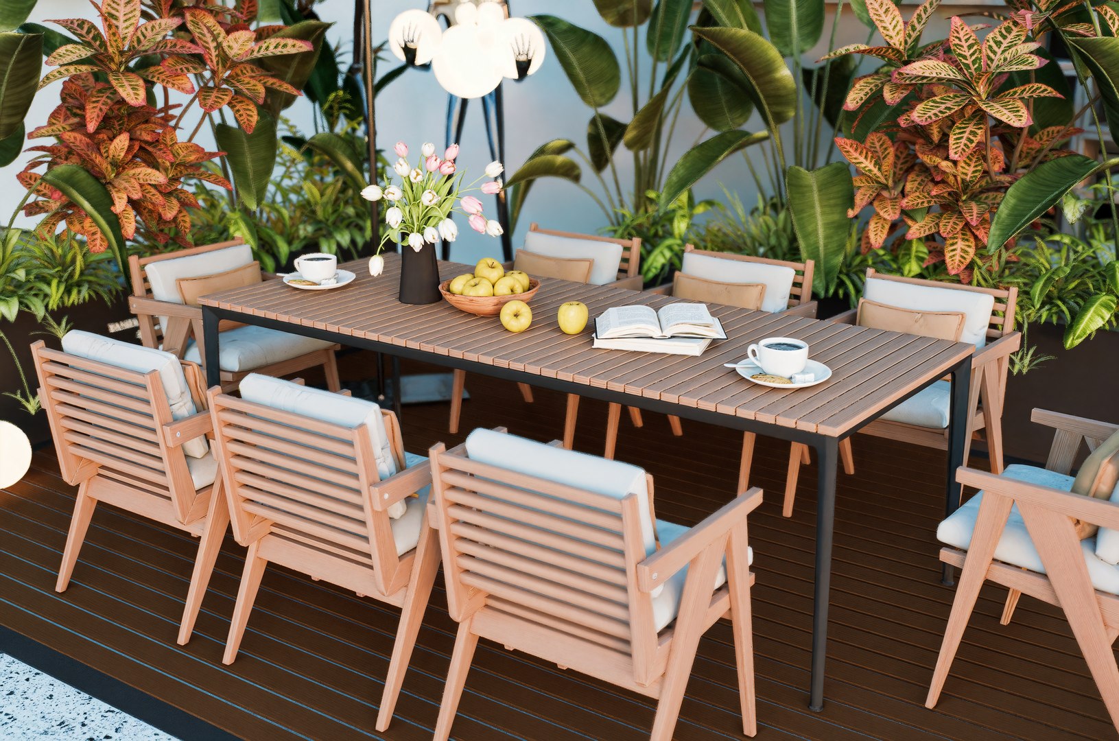 3D Outdoor Dining Table 3D Model 3D Model Model - TurboSquid 2383541