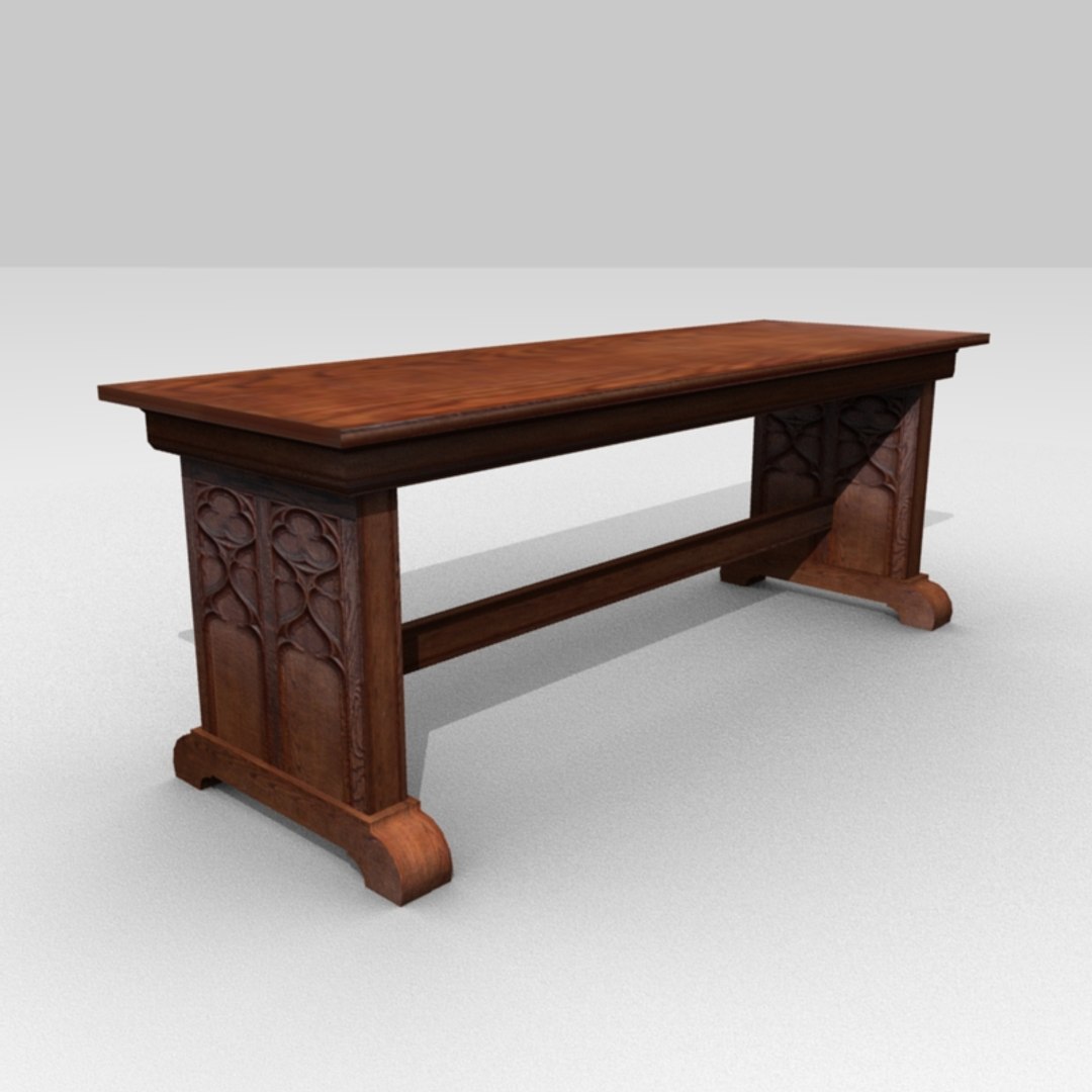 Medieval Library Set Bookcases Blend