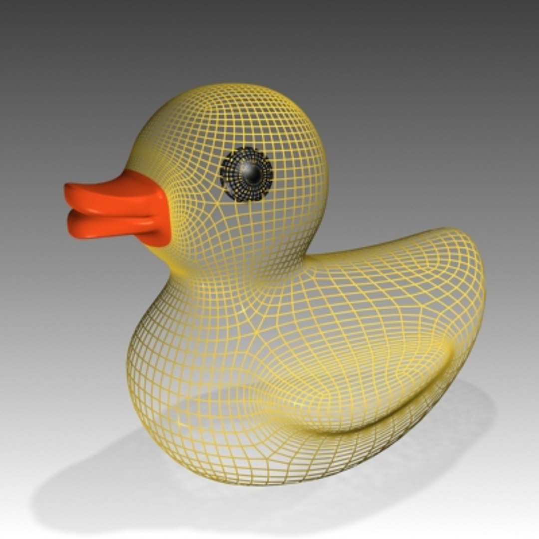 Duck Ducky 3d Model
