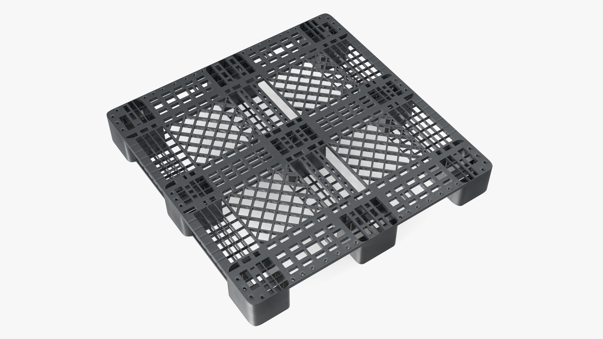 Black Non-Slip Plastic Pallet 3D - TurboSquid 2134654