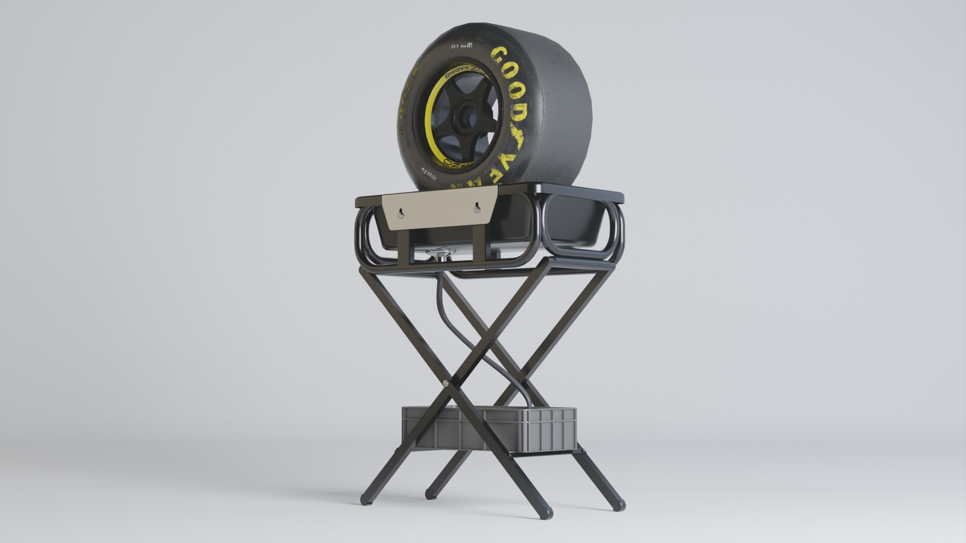 3D Racing Wheel And Tyre Cleaning Bath PBR Model - TurboSquid 1960631