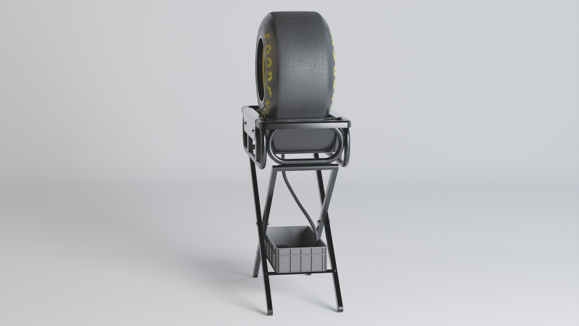 3D Racing Wheel And Tyre Cleaning Bath PBR Model - TurboSquid 1960631