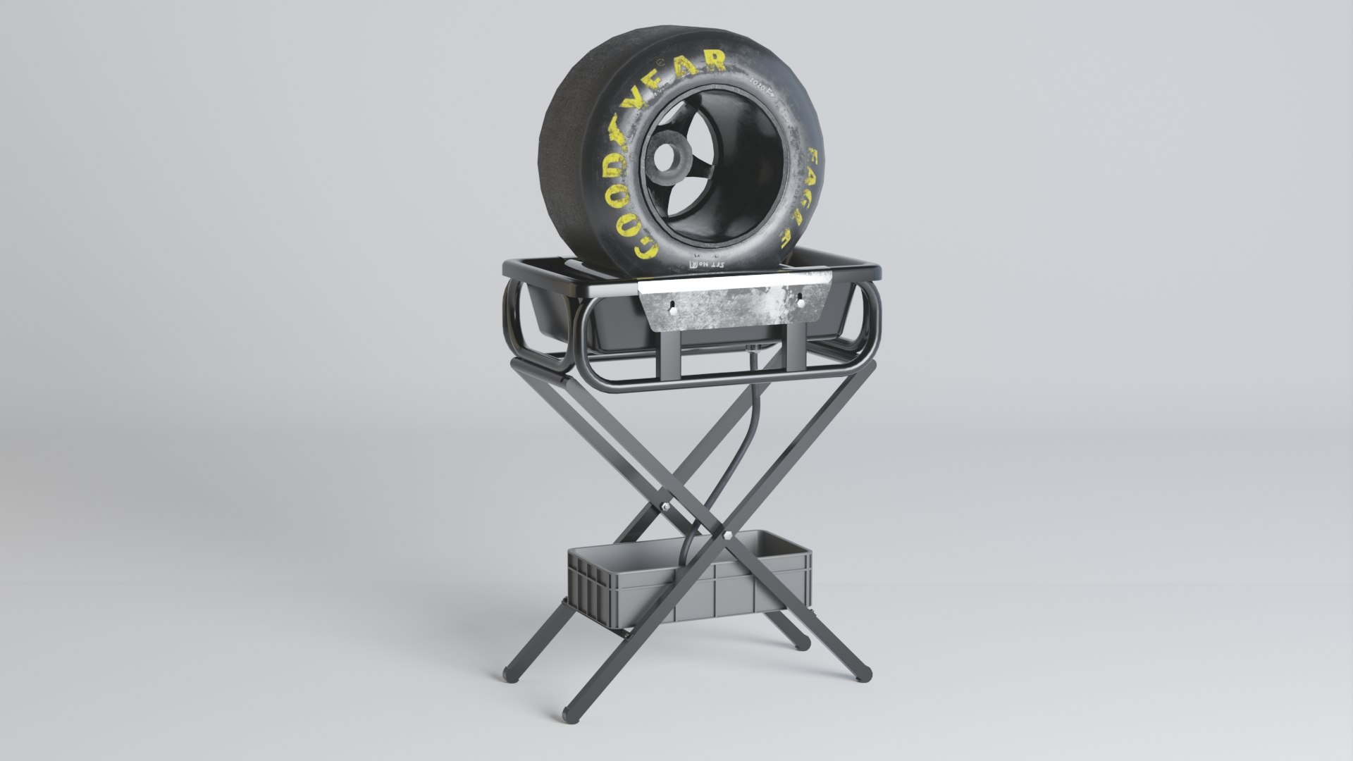 3D Racing Wheel And Tyre Cleaning Bath PBR Model - TurboSquid 1960631