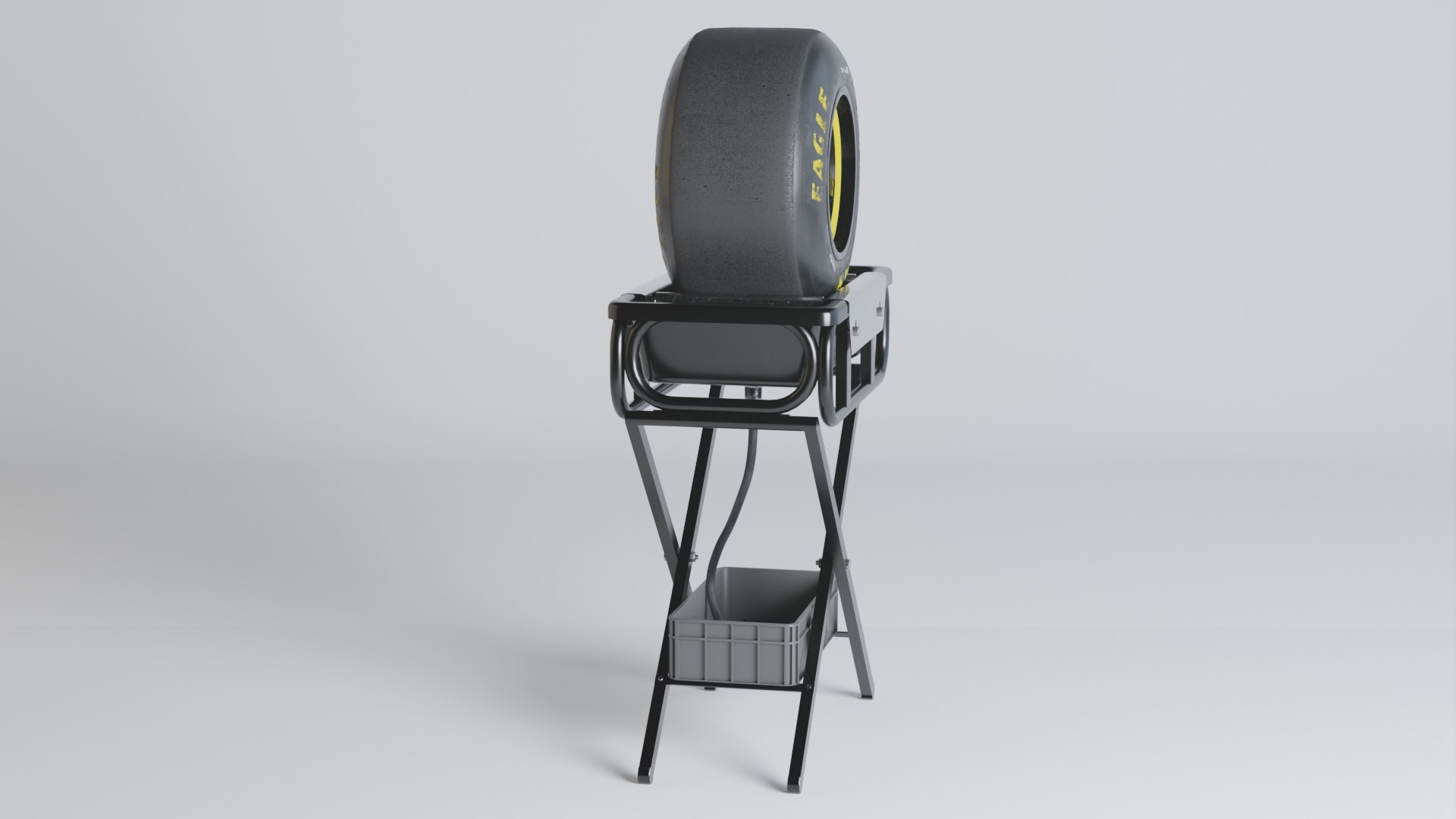 3D Racing Wheel And Tyre Cleaning Bath PBR Model - TurboSquid 1960631