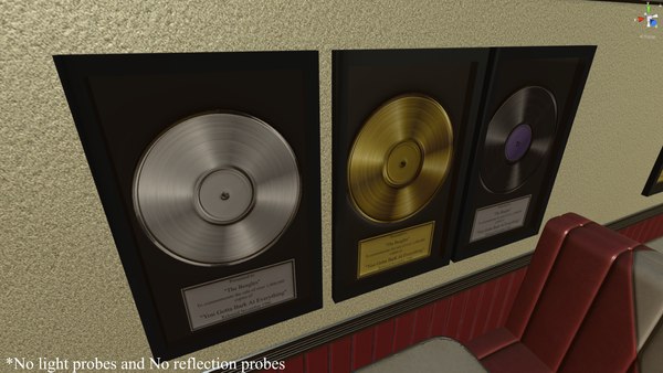 Gold and Platinum Record 3D model - TurboSquid 1793140