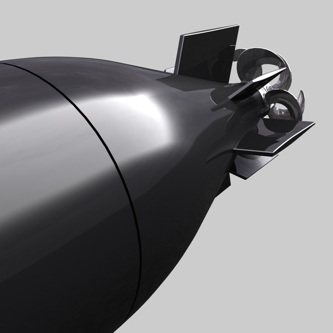 3d Black Shark Torpedo Hwt