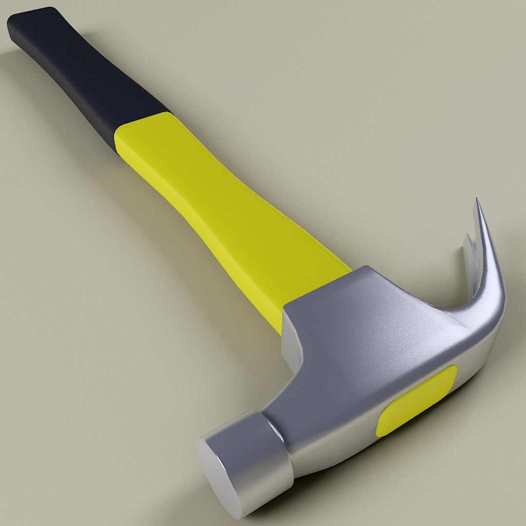 3d hammer modelled