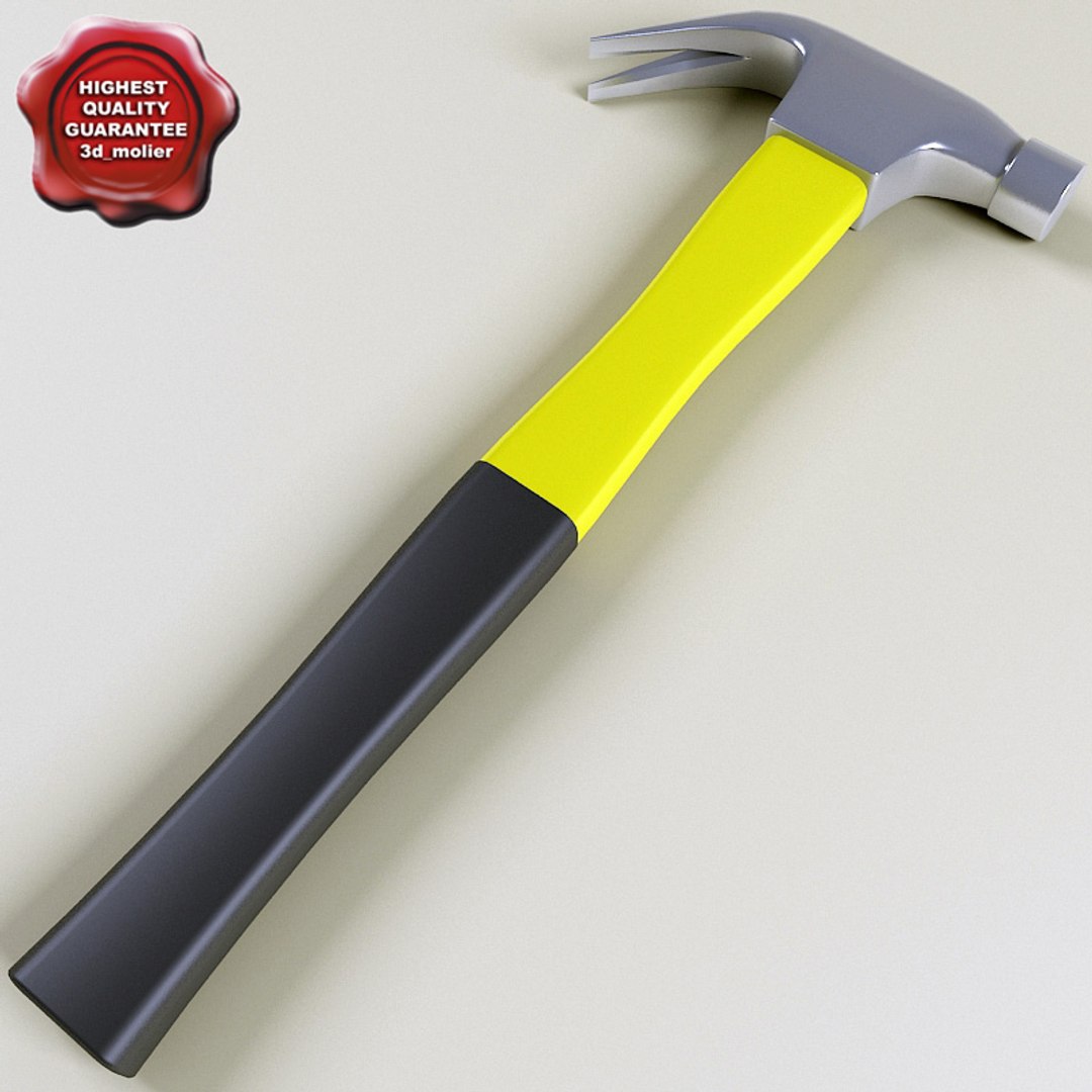 3d hammer modelled