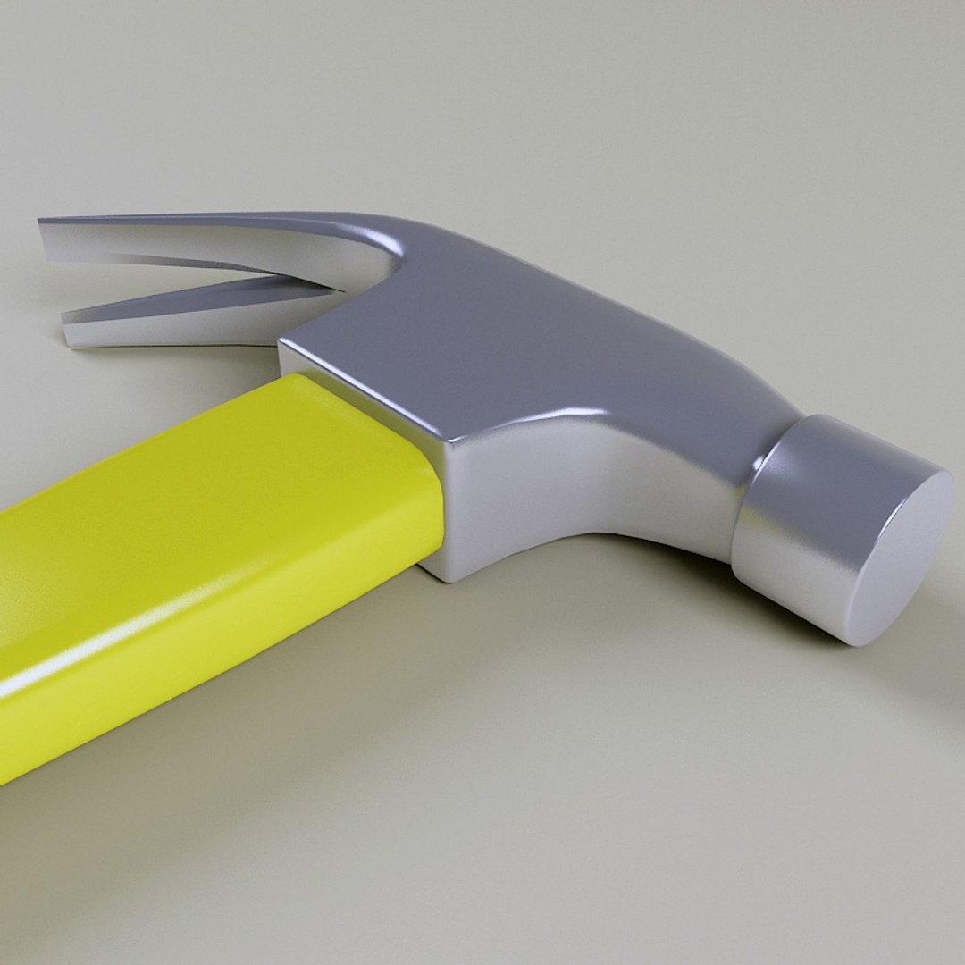 3d hammer modelled