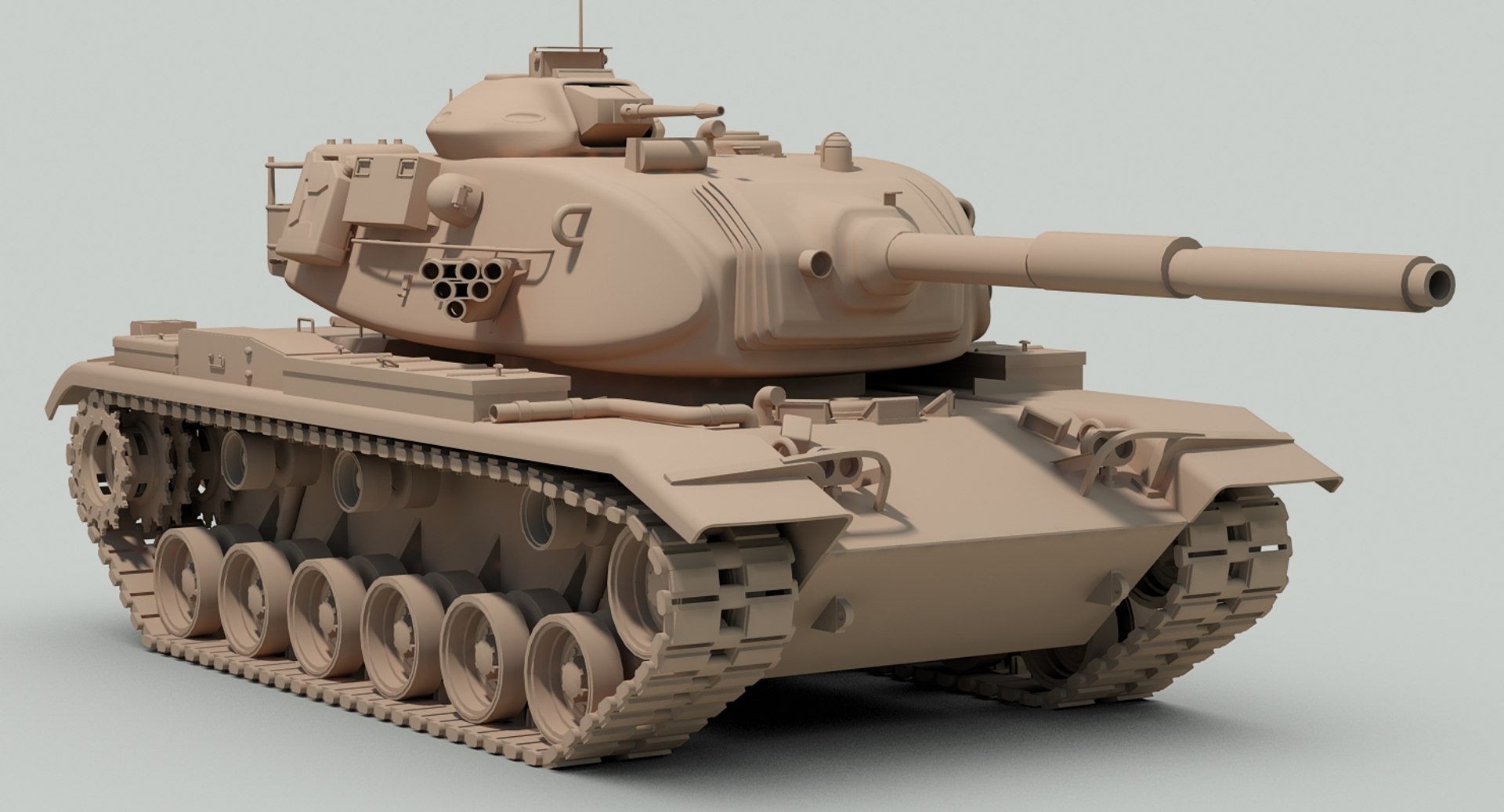 3d Model M60a3 M60 Patton