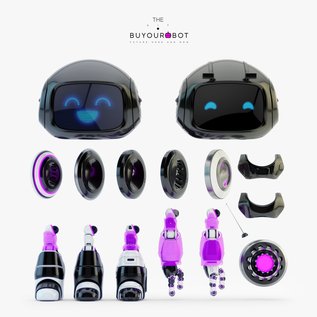 Lovely Robot - Companion 3D Model - TurboSquid 1473291