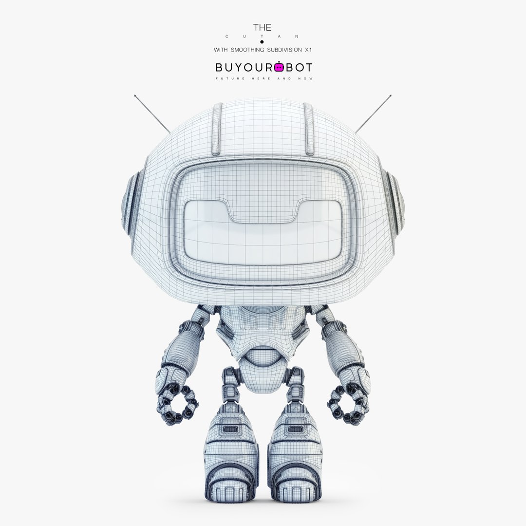 Lovely Robot - Companion 3D Model - TurboSquid 1473291