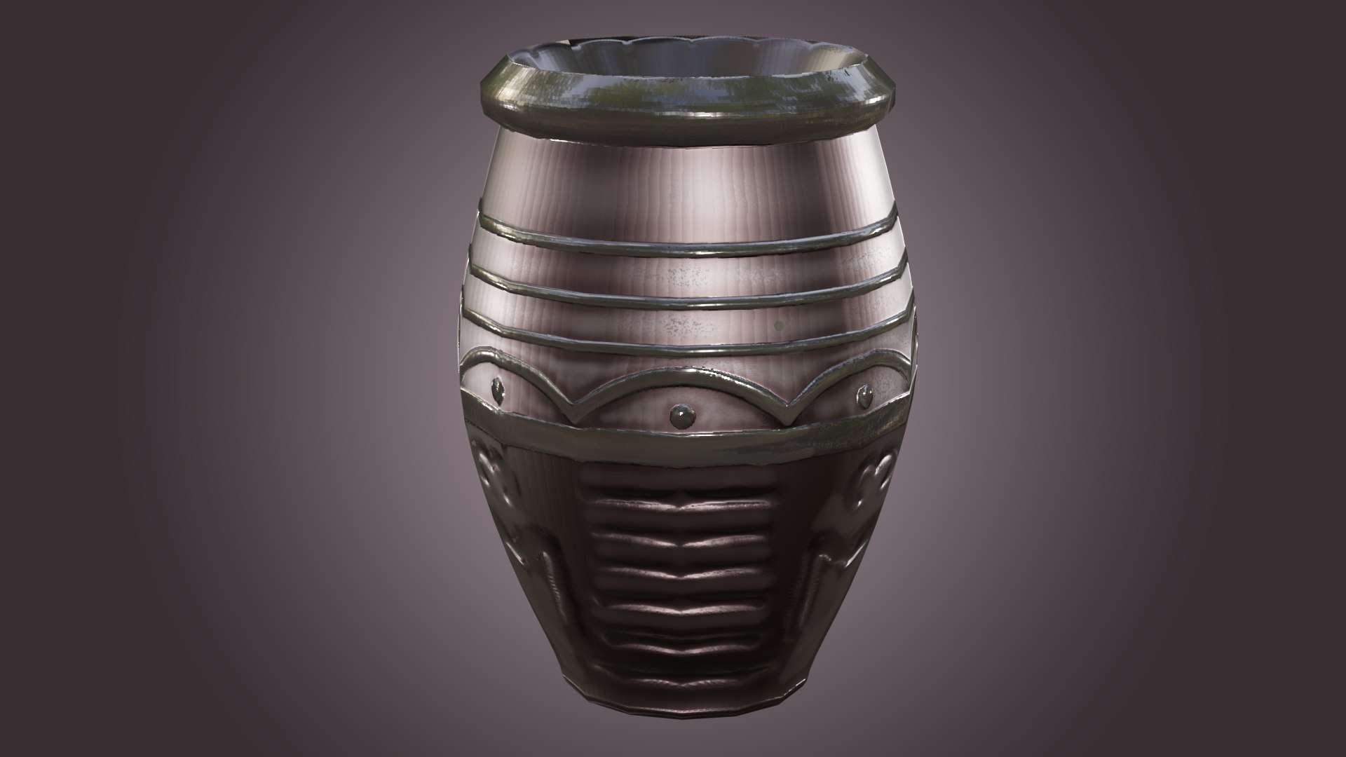 3D Model Medieval Water Container - TurboSquid 1702303