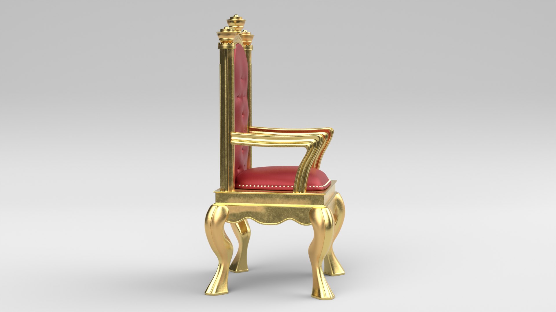Royal Throne Chair 3D Model - TurboSquid 2125497