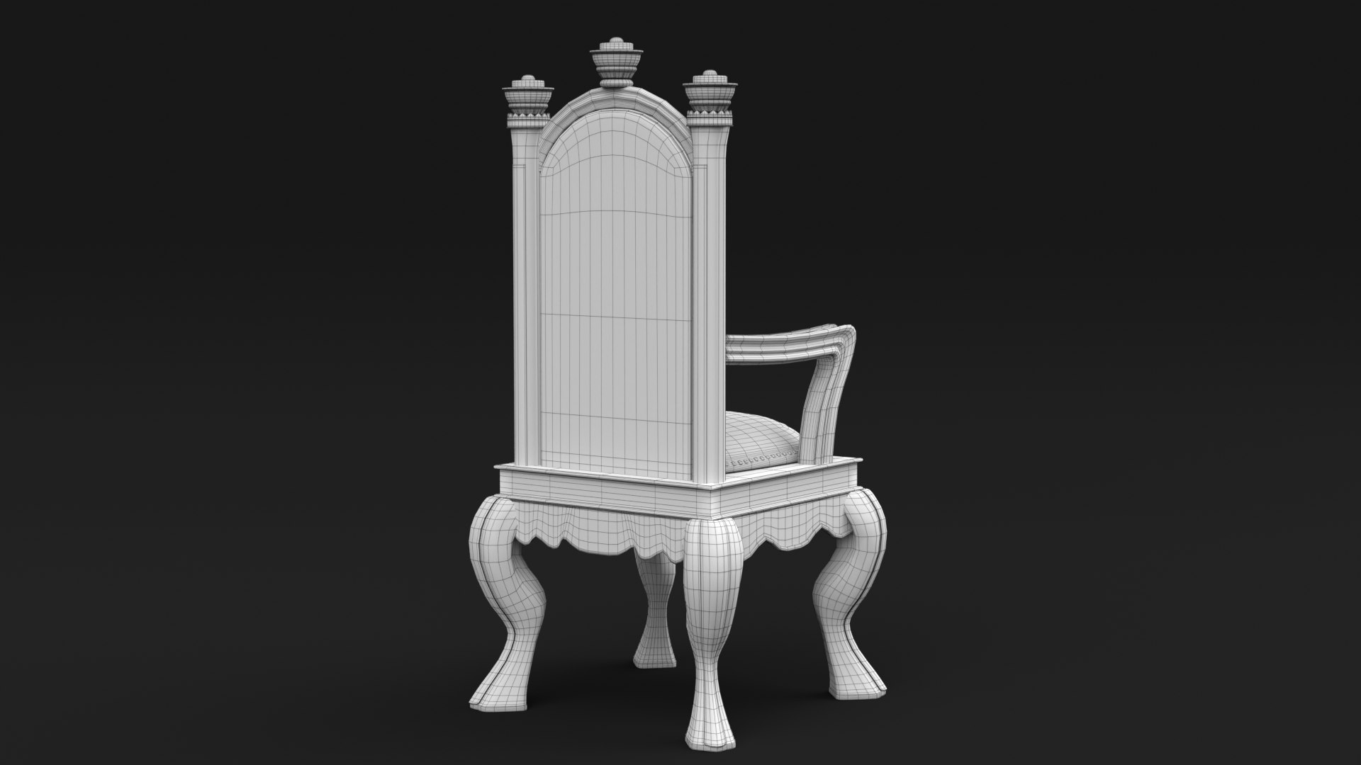 Royal Throne Chair 3D Model - TurboSquid 2125497