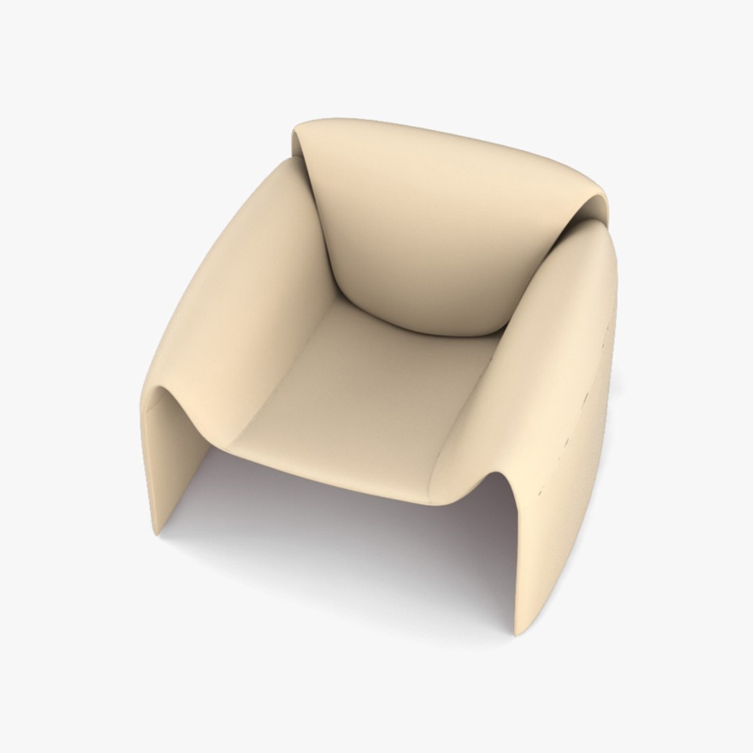 Poliform Le Club Chair Model - TurboSquid 1871124