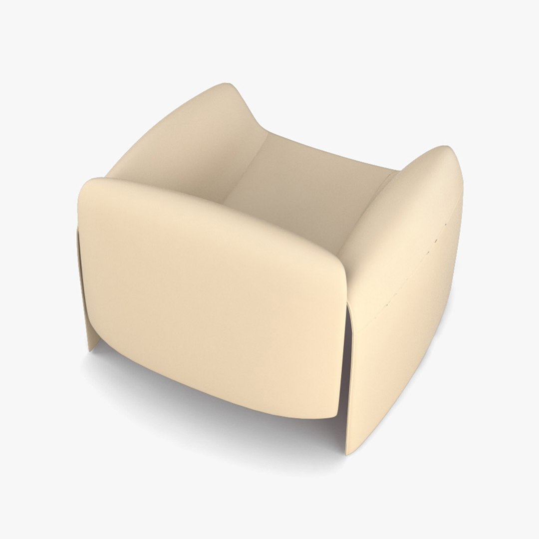 Poliform Le Club Chair Model - TurboSquid 1871124