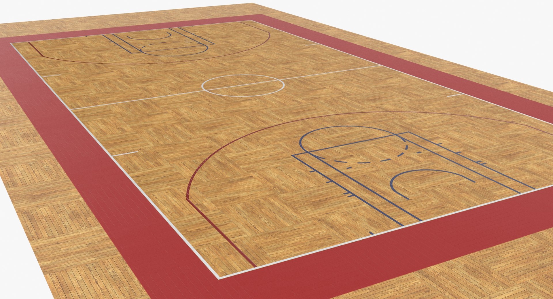 3D Basketball Surface 02 model - TurboSquid 1726022