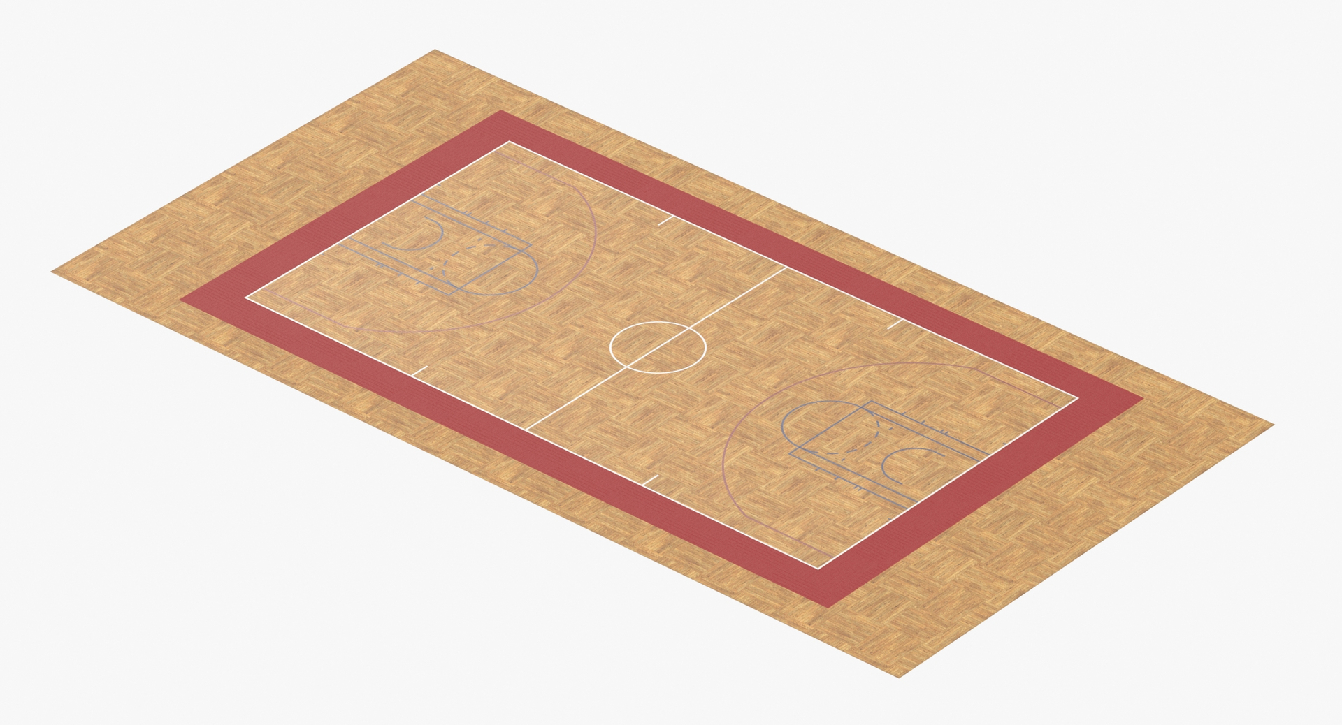 3D Basketball Surface 02 model - TurboSquid 1726022