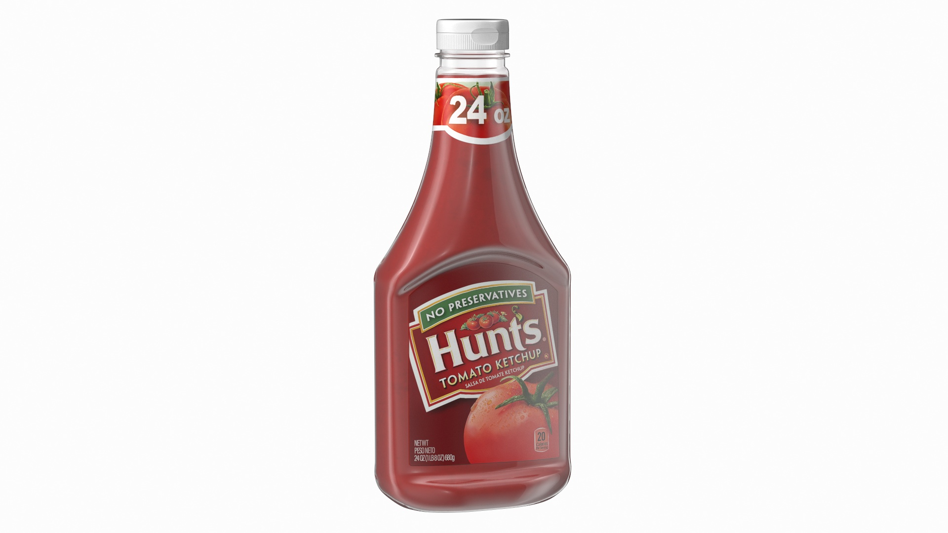 3D Bottle Of Hunts Tomato Ketchup - TurboSquid 1961413