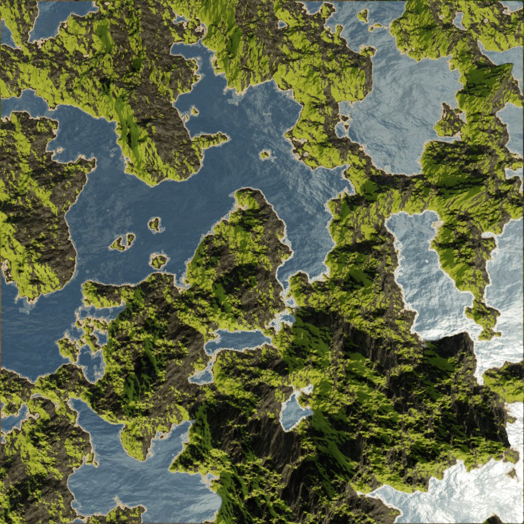 3D Procedurally Generated Landscape - TurboSquid 1575760