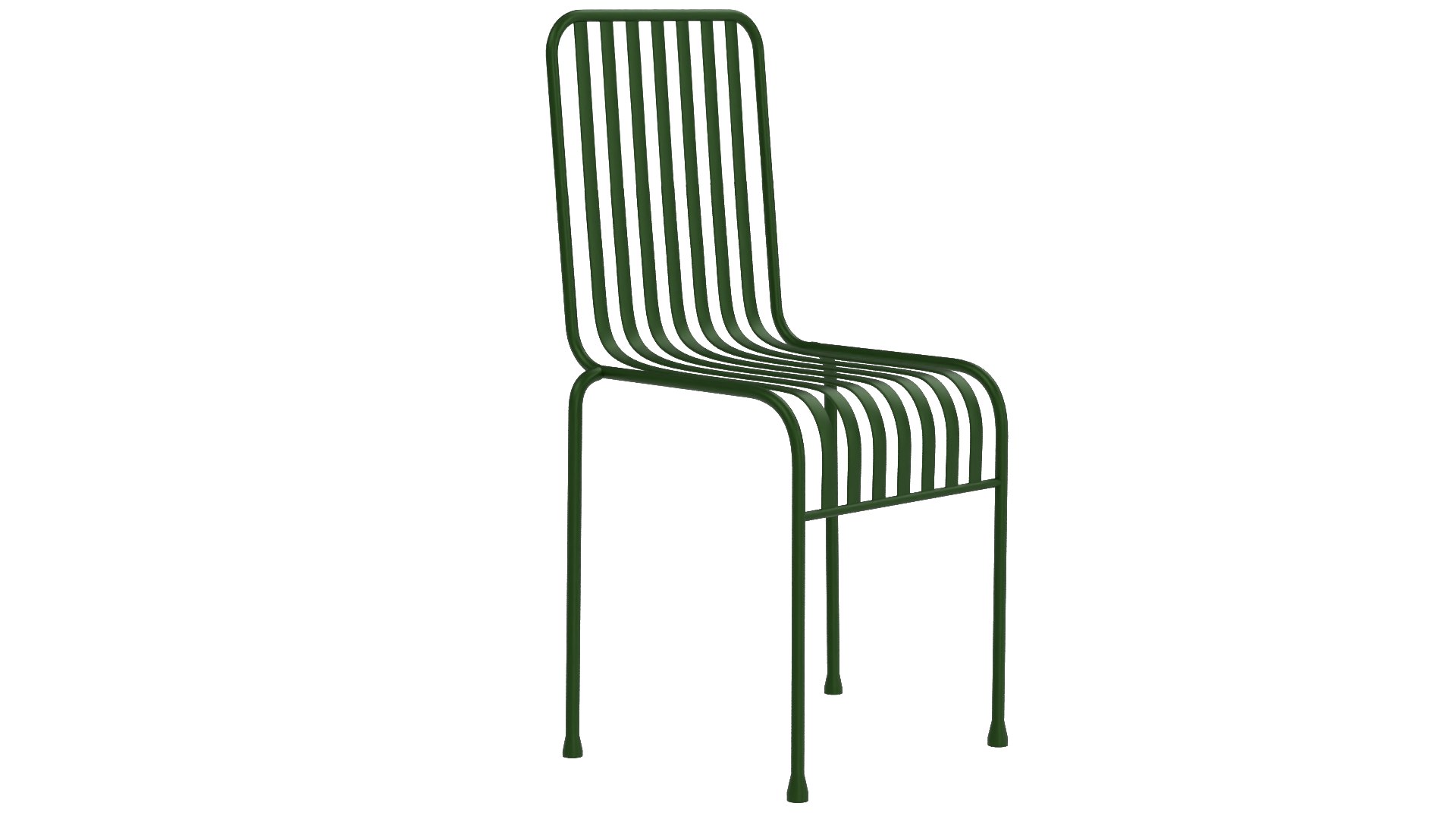3D Hay Palissade Striped Outdoor Furniture Green Chair Model ...