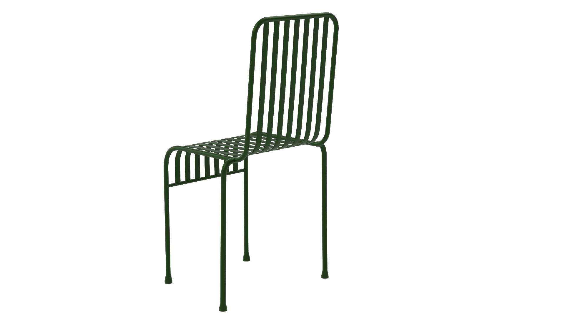 3D Hay Palissade Striped Outdoor Furniture Green Chair Model ...
