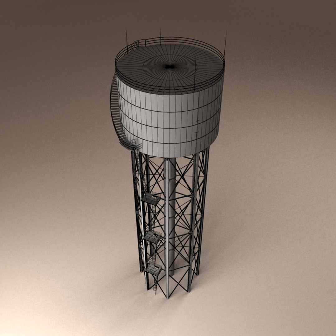 3d Dxf Water Towers
