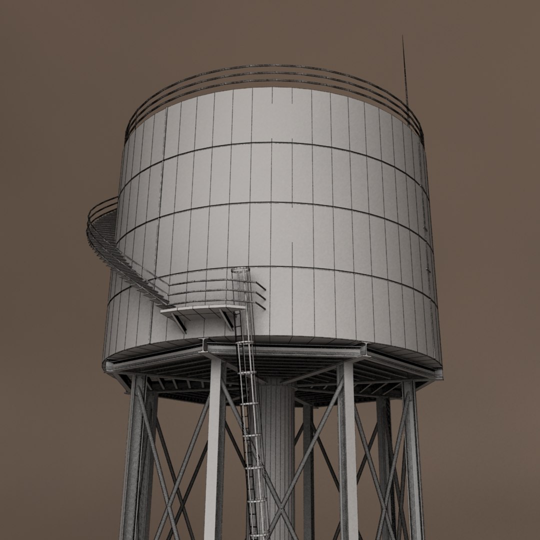 3d Dxf Water Towers