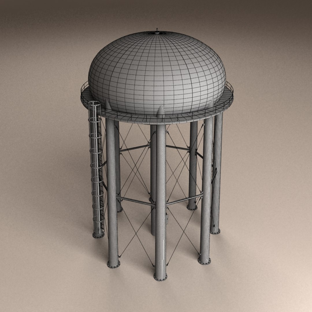 3d Dxf Water Towers
