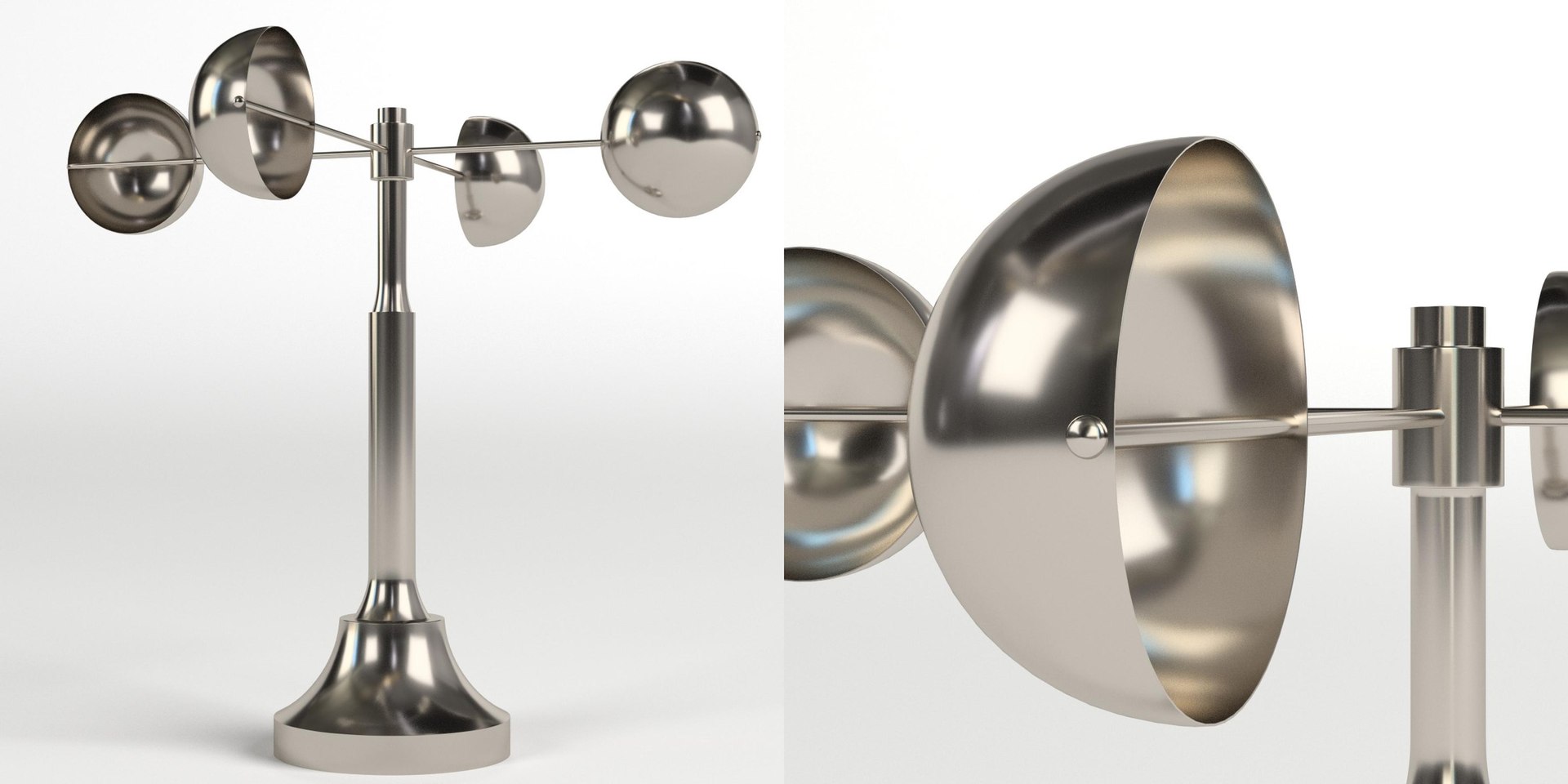 Decorative Anemometer 3D Model - TurboSquid 1377135