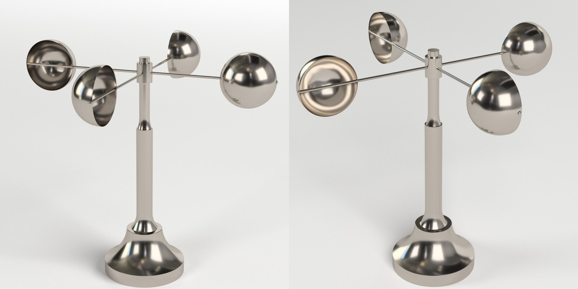 Decorative Anemometer 3D Model - TurboSquid 1377135