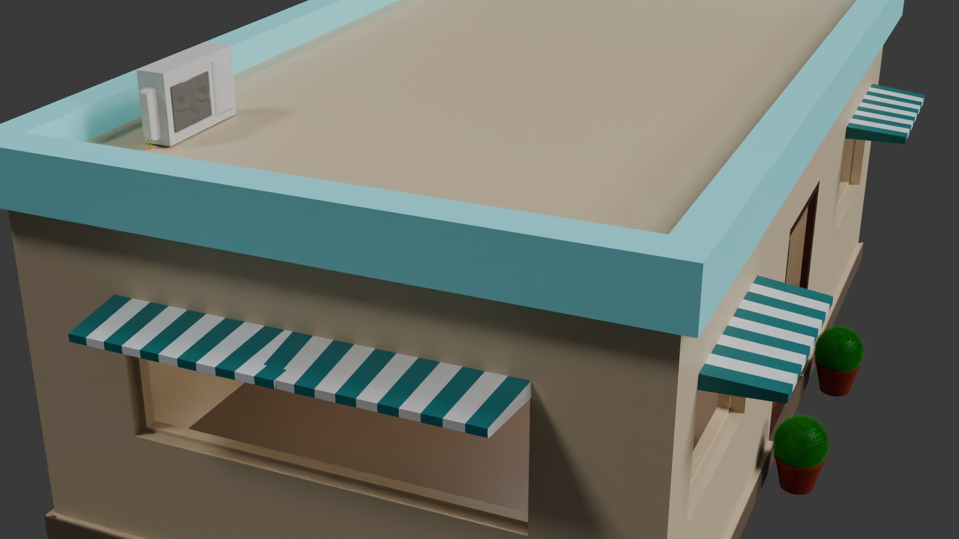 Simple Shop 3D Design 3D Model - TurboSquid 2336555