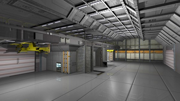 modelo 3d Shuttle Bay - TurboSquid 1475258