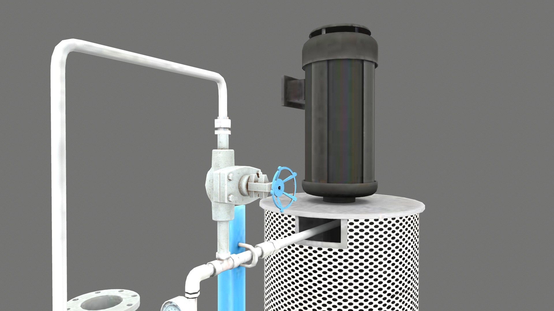 Electric Centrifugal Water Pump 3D Model - TurboSquid 2326847