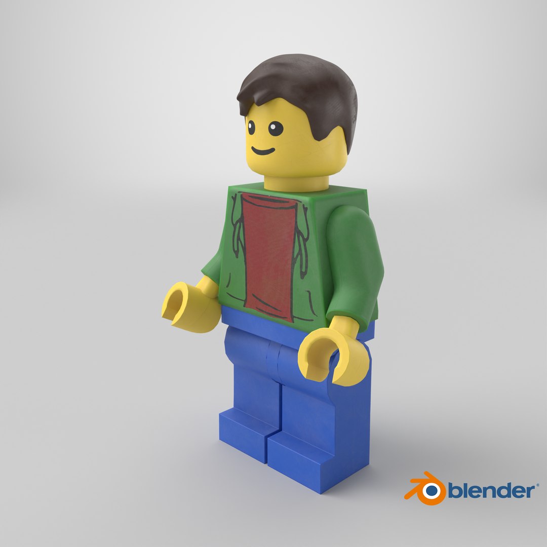Lego Minifigure 01 3D Model - TurboSquid 2145044