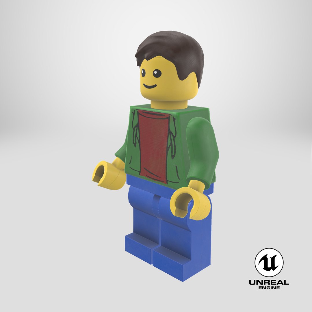 Lego Minifigure 01 3D Model - TurboSquid 2145044