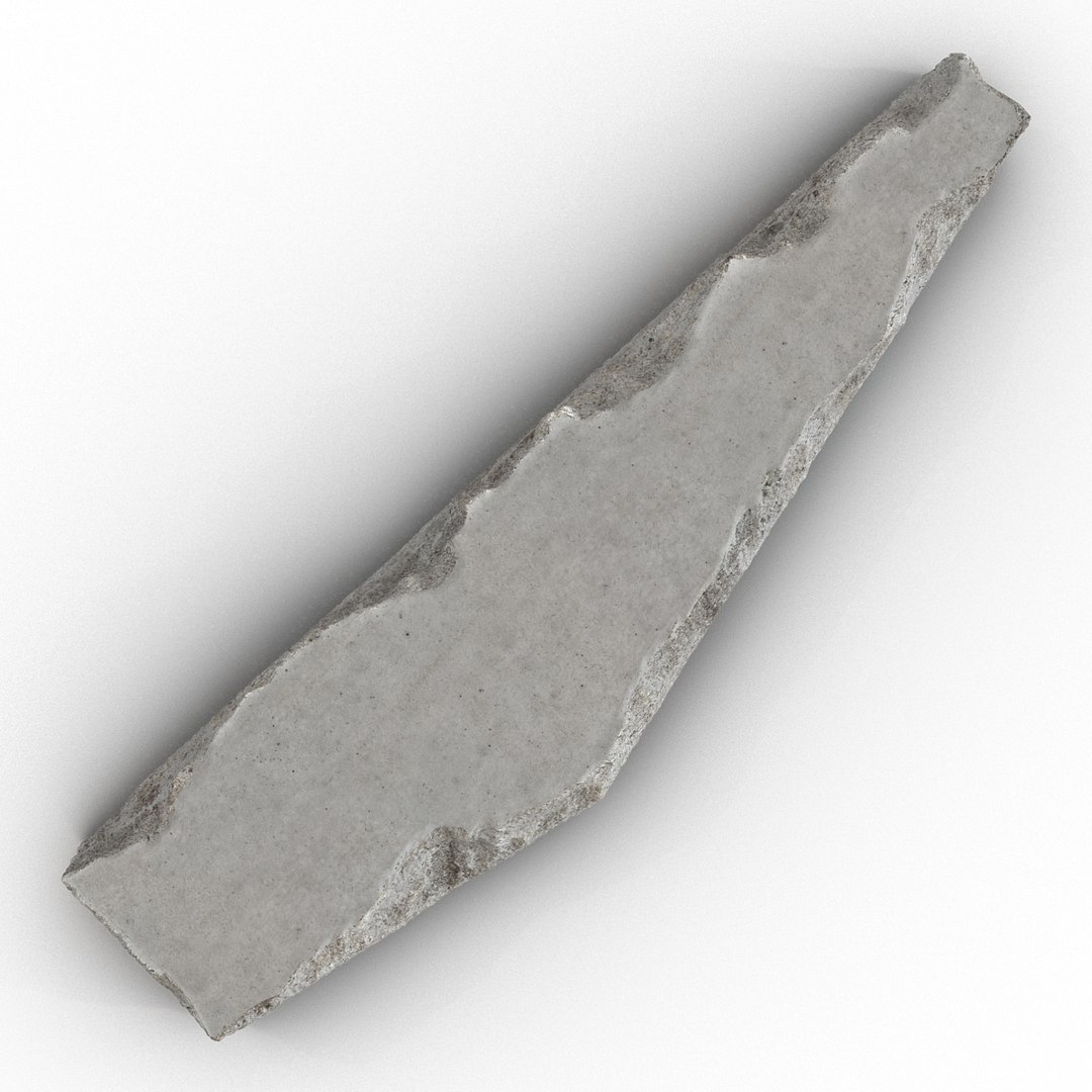 3d Model Concrete Chunk 9 Materials