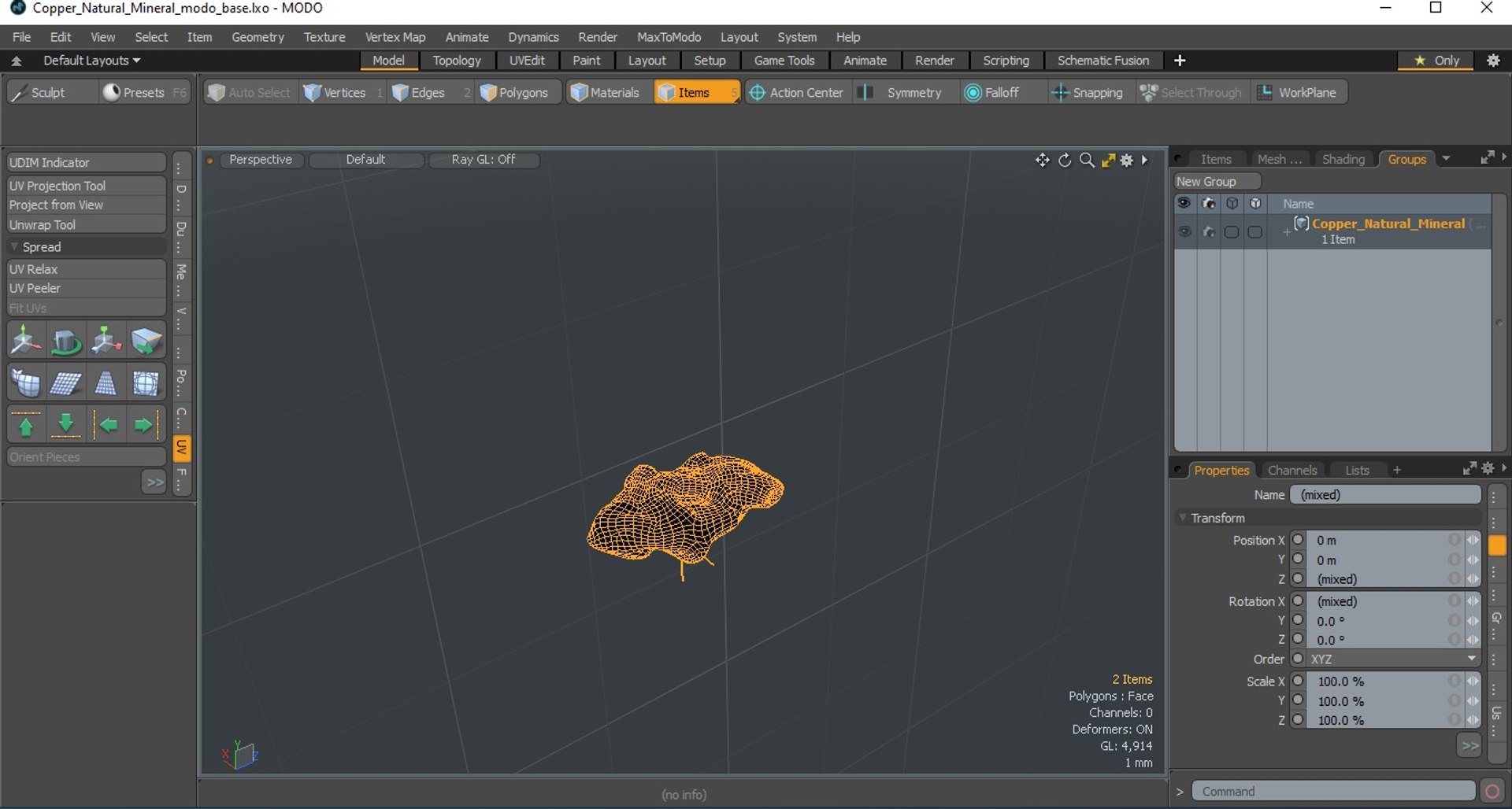 Copper Natural Mineral Model - TurboSquid 1754256