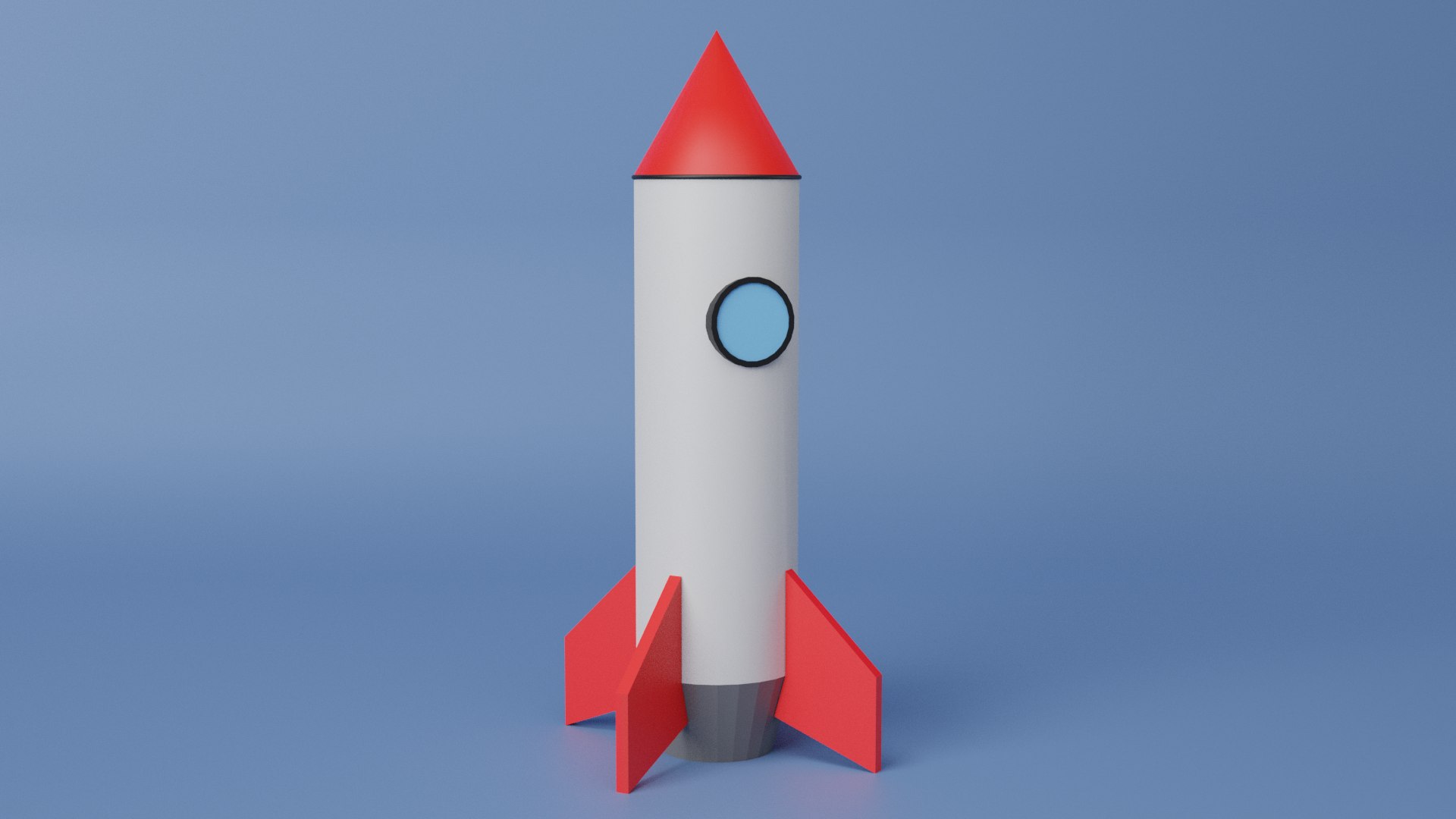 3D Cartoon Rocket - TurboSquid 2019670