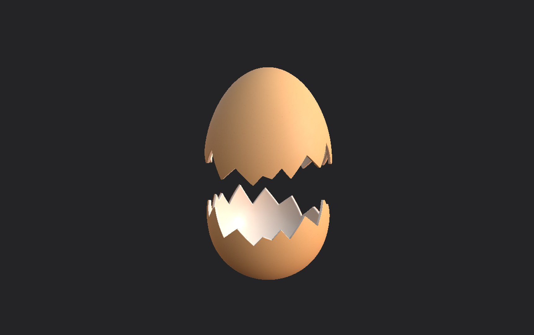 Egg shell 3D model - TurboSquid 1593515
