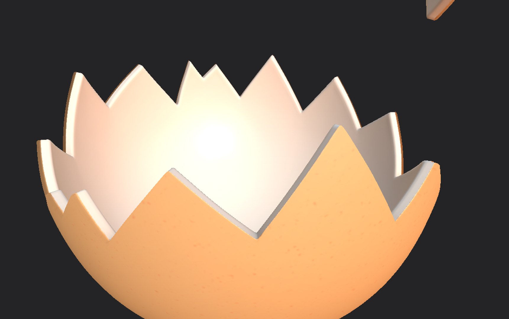 Egg shell 3D model - TurboSquid 1593515