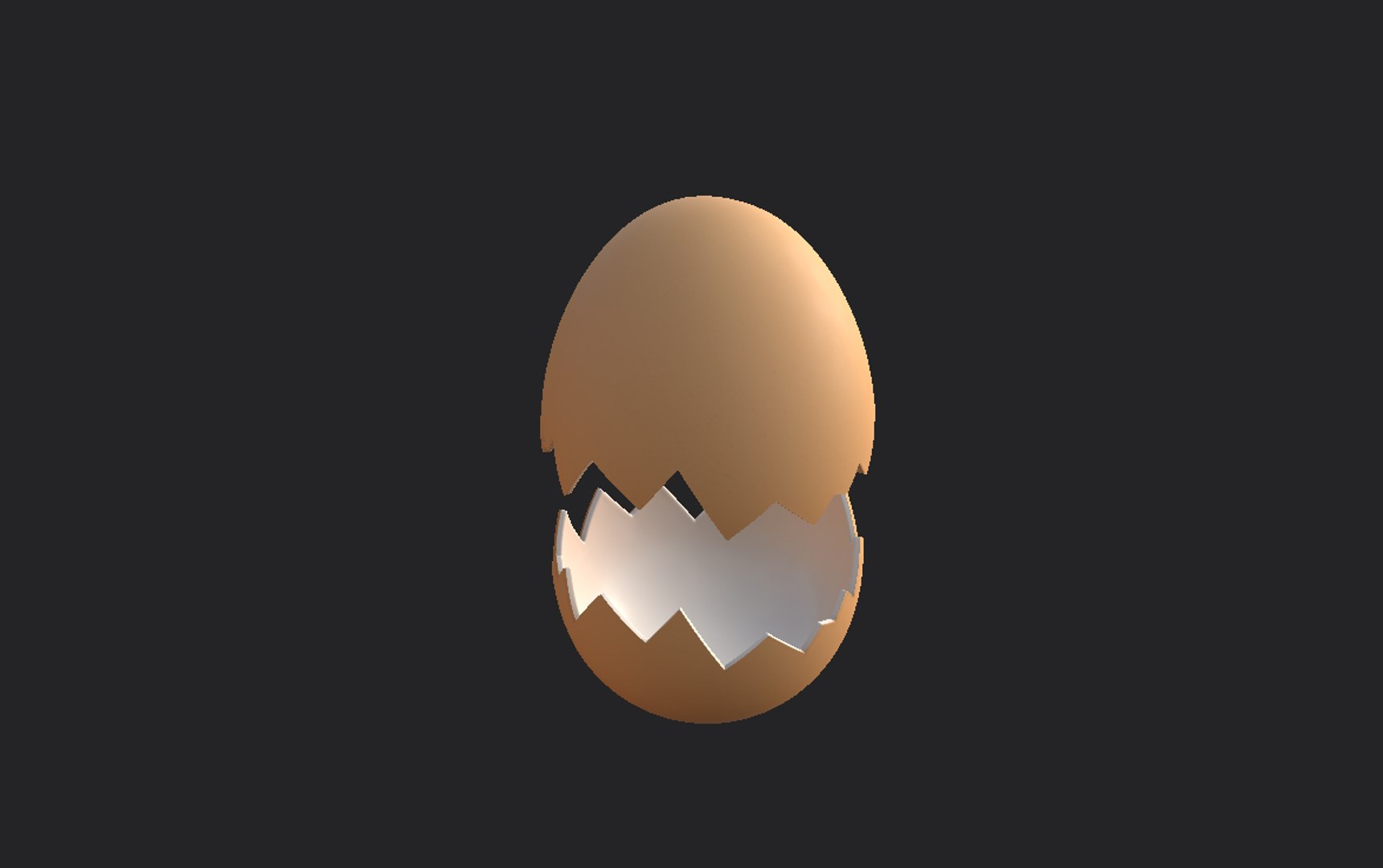 Egg shell 3D model - TurboSquid 1593515