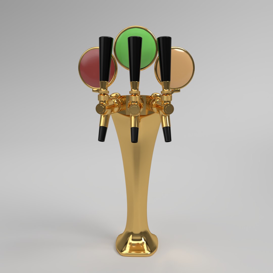 3D Interior Beer Tower Cobra - TurboSquid 1275277