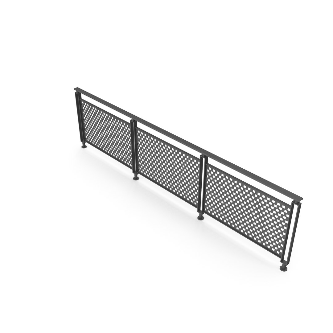 3D Railing Model - TurboSquid 1961879