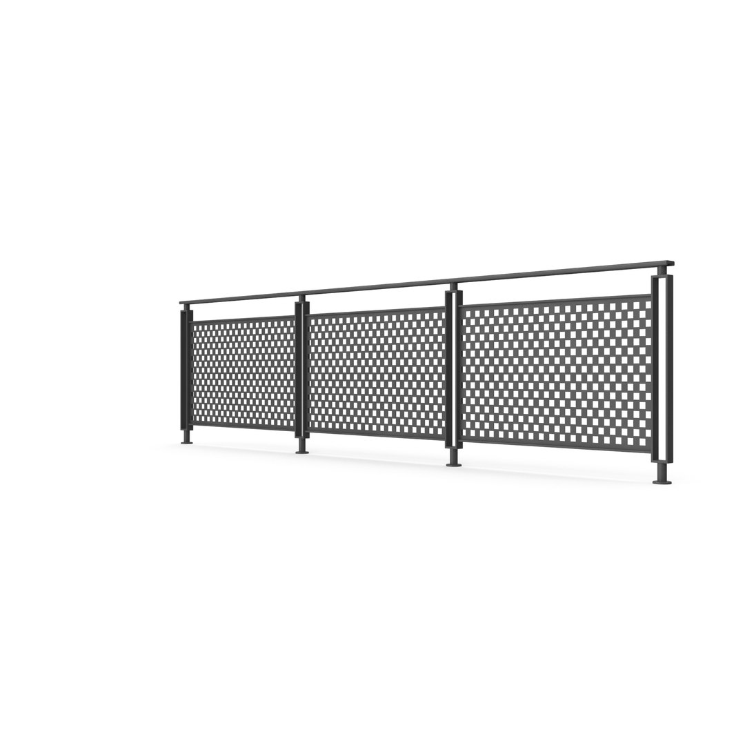 3D Railing Model - TurboSquid 1961879