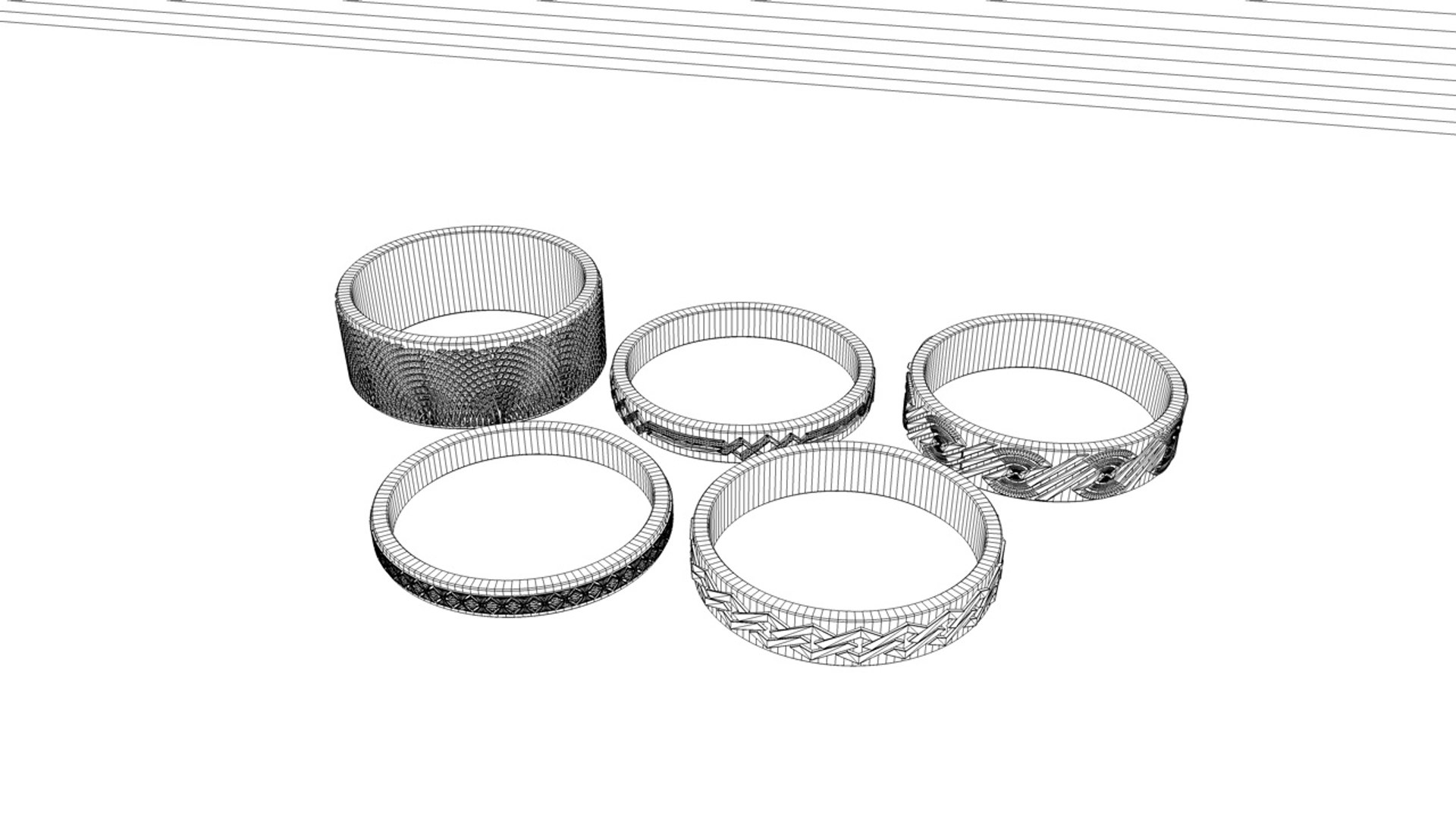 Rings 3d Model